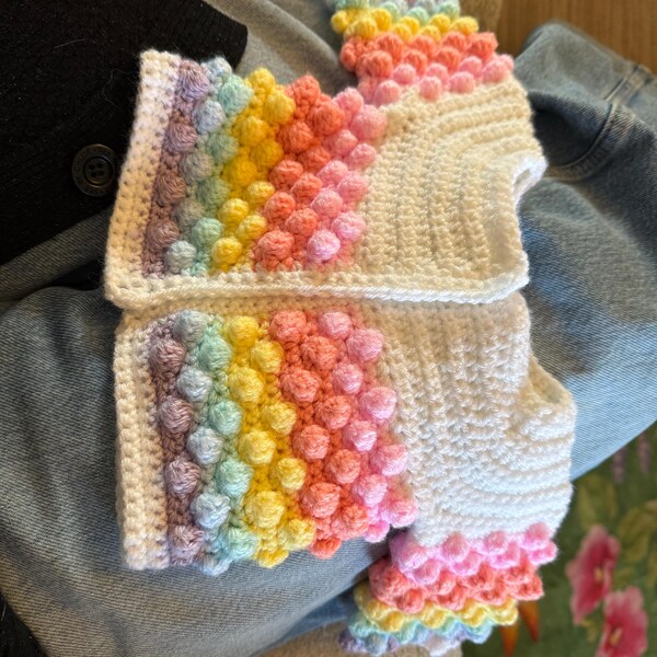Bobbles Baby Jacket, Hat and Boots Set Crochet Pattern in Sizes Preemie ...