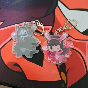 Set of 2pcs LINK CLICK Accessories Acrylic Keychain Charm - Etsy