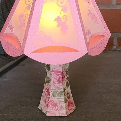 3D SVG Table Lamp Digital Download - Etsy