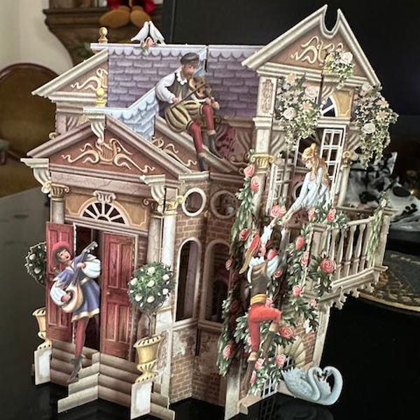 3D Pop up Card: Romeo & Juliet (3D035) - Etsy