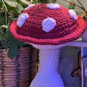 Giant Crochet Mushroom Pattern - Etsy