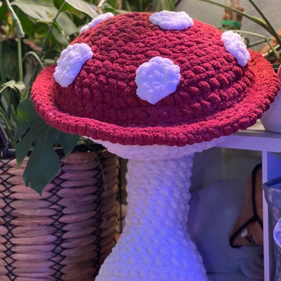 Giant Crochet Mushroom Pattern - Etsy