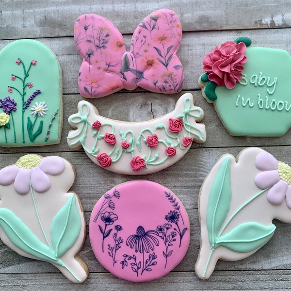 Spring Flower Cookie Cutter Collection - Etsy