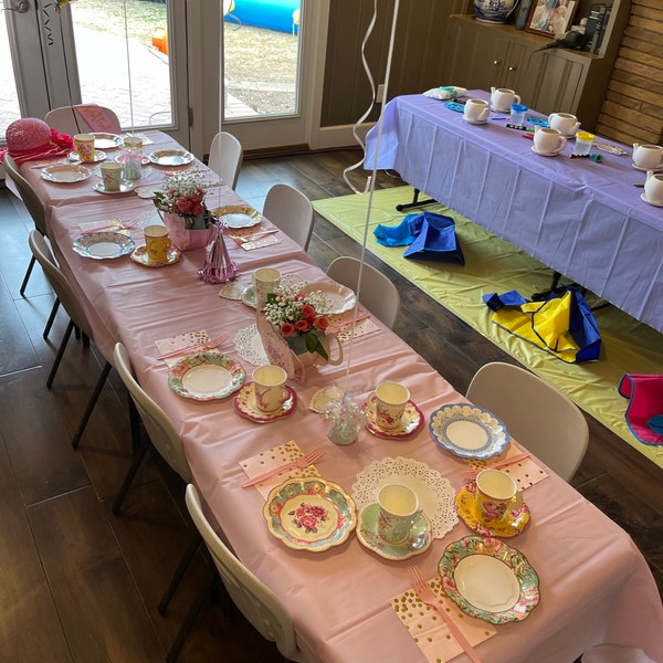 Assorted Vintage Tea Party Dessert Plates 12ct | Tea for 2 Birthday ...