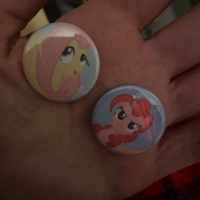 Bluey Inspired Bingo Bandit Chilli Buddy Chloe Lucky Pin Badges Button ...