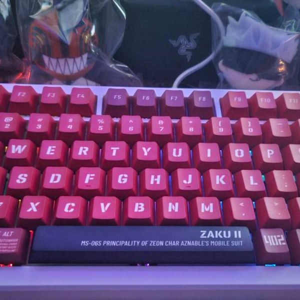 Zaku Tsu Keycap Set, Color Options, Cherry Profile - Etsy