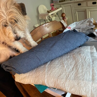 100% Soft Stonewash Linen Fabric 145cm or 57 Inches Width Linen ...