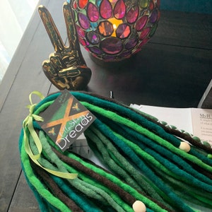 Wool Dreadlocks Dreads Tropical Jungle DE | Etsy