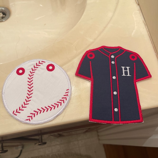 Baseball Banner in the Hoop Project Machine Embroidery Applique Design ...
