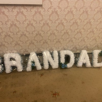 MUM NAN Artificial Silk Funeral Tribute Package Any 3 Letter Name ...