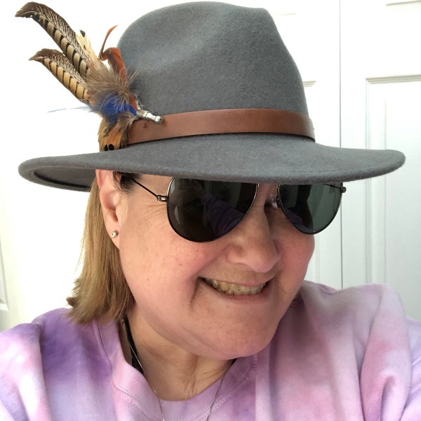 Hat Feathers for Men, Women, Unisex, Handmade, Western Style, Texas ...