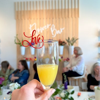 Wavy Table Numbers Acrylic Table Numbers Wavy Wedding Sign - Etsy