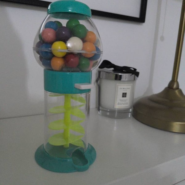 Personalized Spiral Carnival Gumball Machine- Kids Party Favors ...