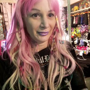 Instaqueen Scene Queen Kid Emo Coontail Raccoon Tail Clip in Human Hair ...