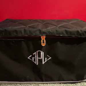 Customized Tack Trunk Cover With Zipper and Handle Flaps, Padded Top ...