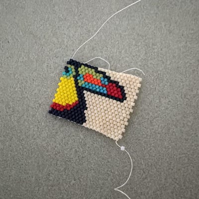 Narrow Monarch Butterfly Peyote Pattern Odd Count Peyote Bracelet ...