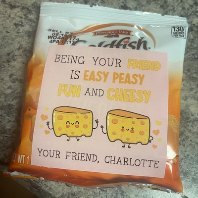 Cute Holiday Goldfish Labels, Gold Fish Snack Label, Christmas School ...