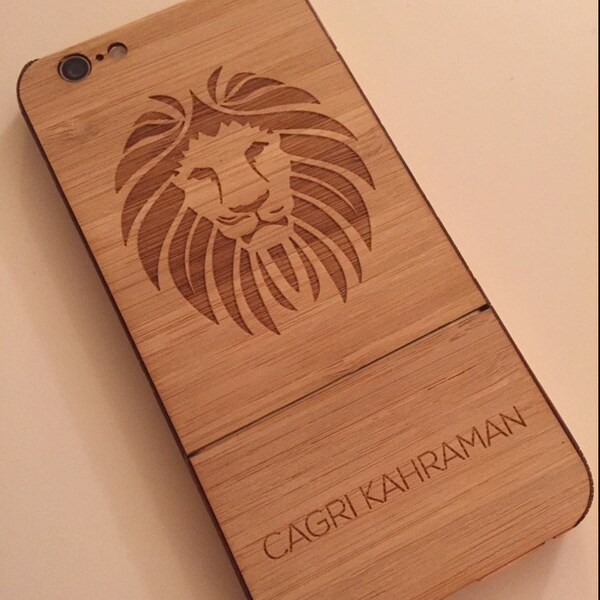 Bamboo iPhone 6 / 6S Wrap - Wood iPhone 6S Case - Single-piece Wrap ...