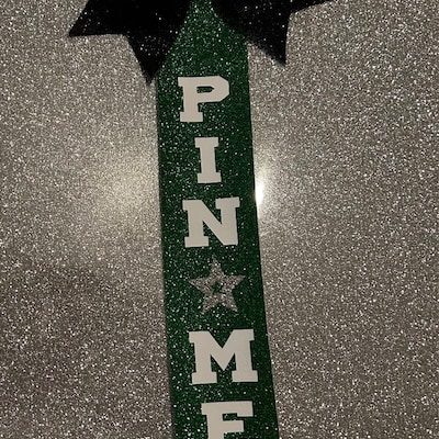 Pin Me Cheer Ribbon, Pin Me Comp Chain, Cheerleader Gift, Pin Me ...
