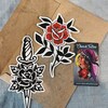 Gypsy Rose Tattoo Sticker - Etsy