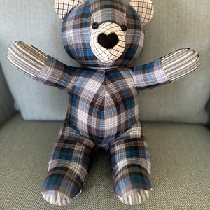 Memory Bear Pattern 12 Easy Sewing Pattern Simple Bear Pattern Sewing ...