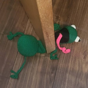 The Original Squashed Frog Door Stopper Amigurumi Instant Download PDF ...