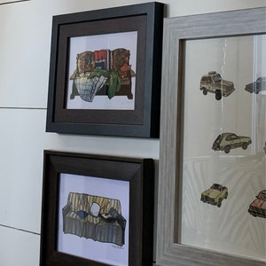 Sheldon's Couch Big Bang Theory Watercolor Print 5x7 TV Couches - Etsy