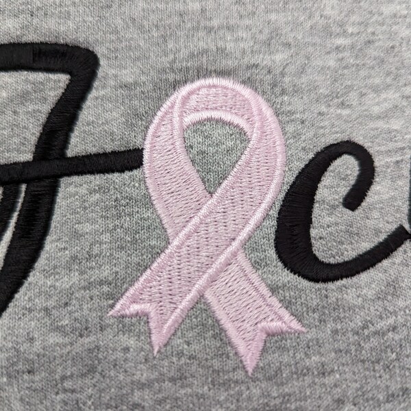 Cancer Ribbon Machine Embroidery Design, Mini Fill Stitch Design ...