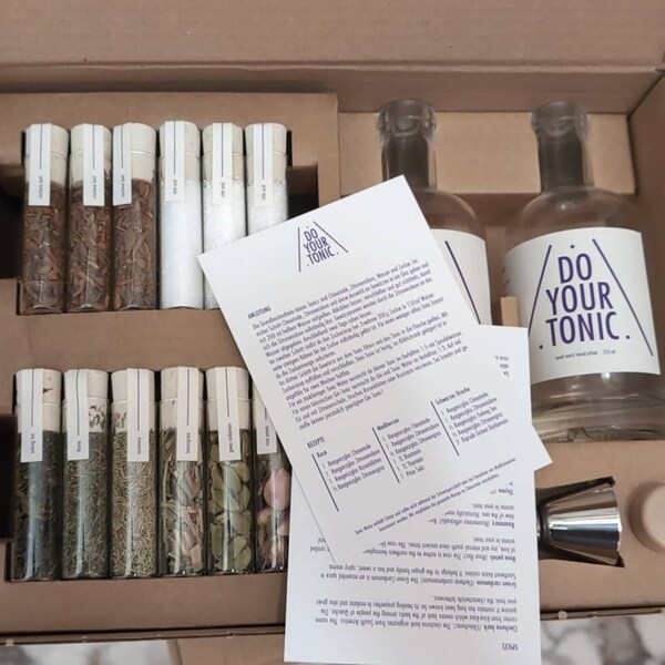 DO YOUR GIN Botanisches Set | Botanisches Gin-Geschenkset | 12-Gewürze Infusionsset für ...