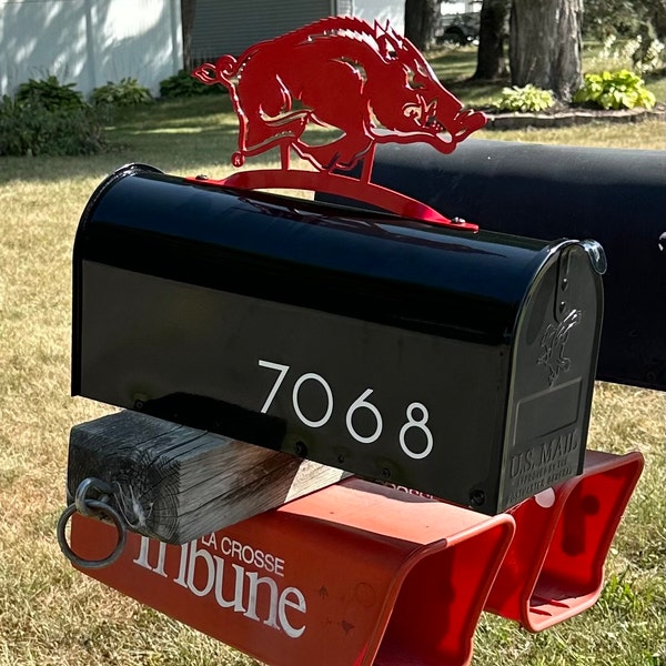 Razorback Mailbox Topper - Small - Etsy