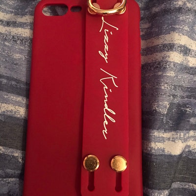 Custom Name Phone Case,personalized Wrist Band Belt Soft Phone Case ...
