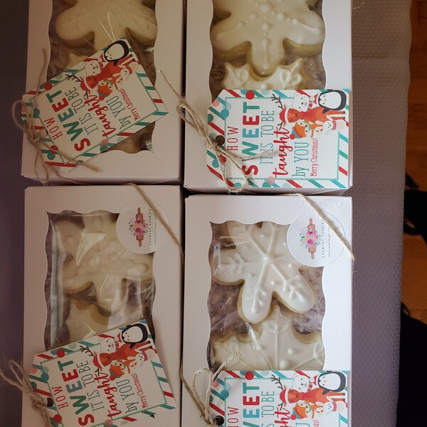 Teacher Christmas Gift Printable Tag | Christmas Teacher Tag | Holiday ...