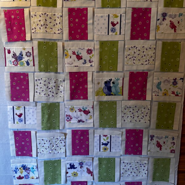 Wonky Block Quilt Pattern, Perfect for Fabric Panels, Step by Step ...