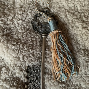 Lot of 6 Assorted Tied Key Tassels - Etsy