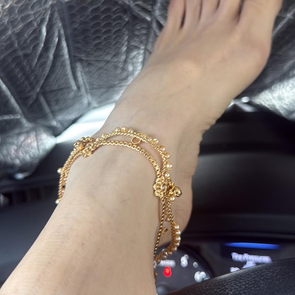 Long Gold Plated Matar Mala Necklace/indian Long Necklace/pakistani ...