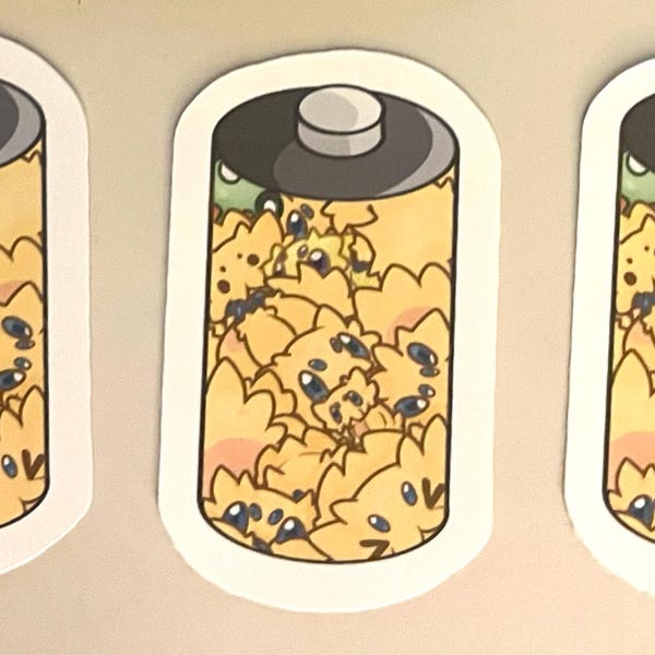 Ogerpon Cute Vinyl Sticker - Etsy