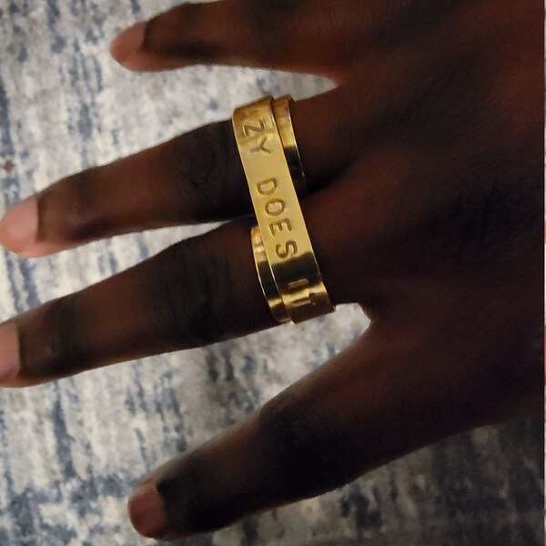 Sterling Silver Two Finger Ring - Etsy