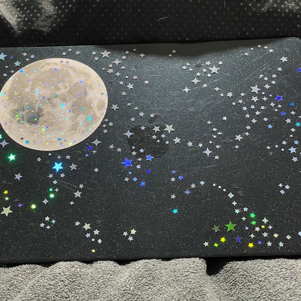 Tiny Sparkle Stickers Vinyl GLOW Star Waterproof Tiny Stars Small ...