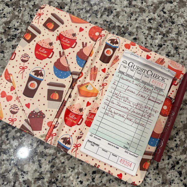 Winter Owls Cute Server Book / Order Pad Holder for Waitresses - Etsy