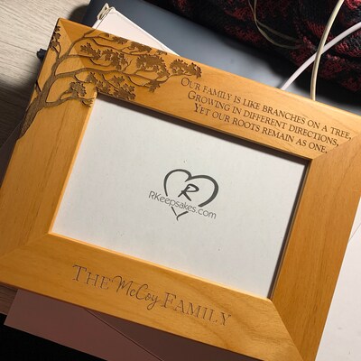 Personalized Family Tree Picture Frame - Etsy