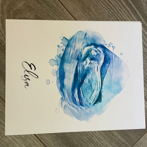 IVF Watercolor Art Medical Art Print Doctor Wall Art OBGYN Decor ...