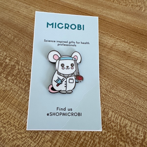 LAB RAT Hard Enamel Pin / Laboratory / Scientist / Med Lab Tech ...