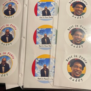 Custom Photo Stickers Personalized Stickers 12-2 in Round Stickers up ...