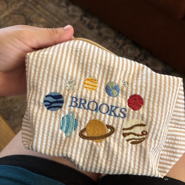 Planets & Solar System Machine Embroidery File - Digital Download ...