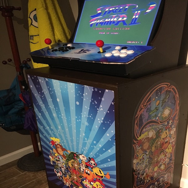 Mame Multicade Classics Side Art Arcade Cabinet Graphics Decals ...
