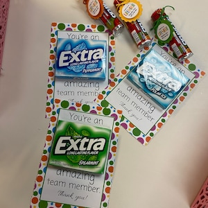 Thanks for Always Going the extra Mile Gum Tag Printable Bus Driver ...