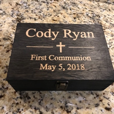 First Holy Communion Gift Box, Memory Box, 1st Communion Keepsake Box ...