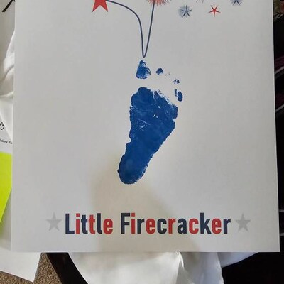 Flag Poem, Handprint Art, 4th of July, Veteran's Day, Baby Toddler Kid ...