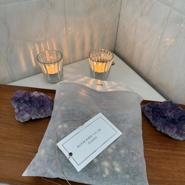 Giant Herbal Bath Tea Bag: Luxury Botanical Soak, Handmade in UK - Etsy