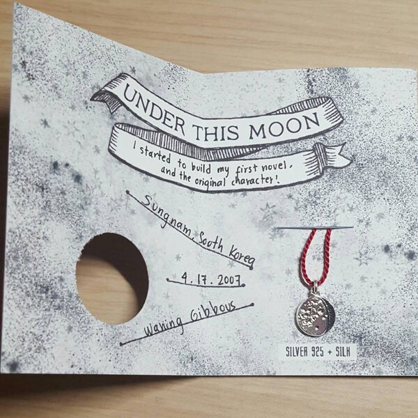 UNDER THIS MOON / Bracelet With the Moon Phase Charm of Your Special ...